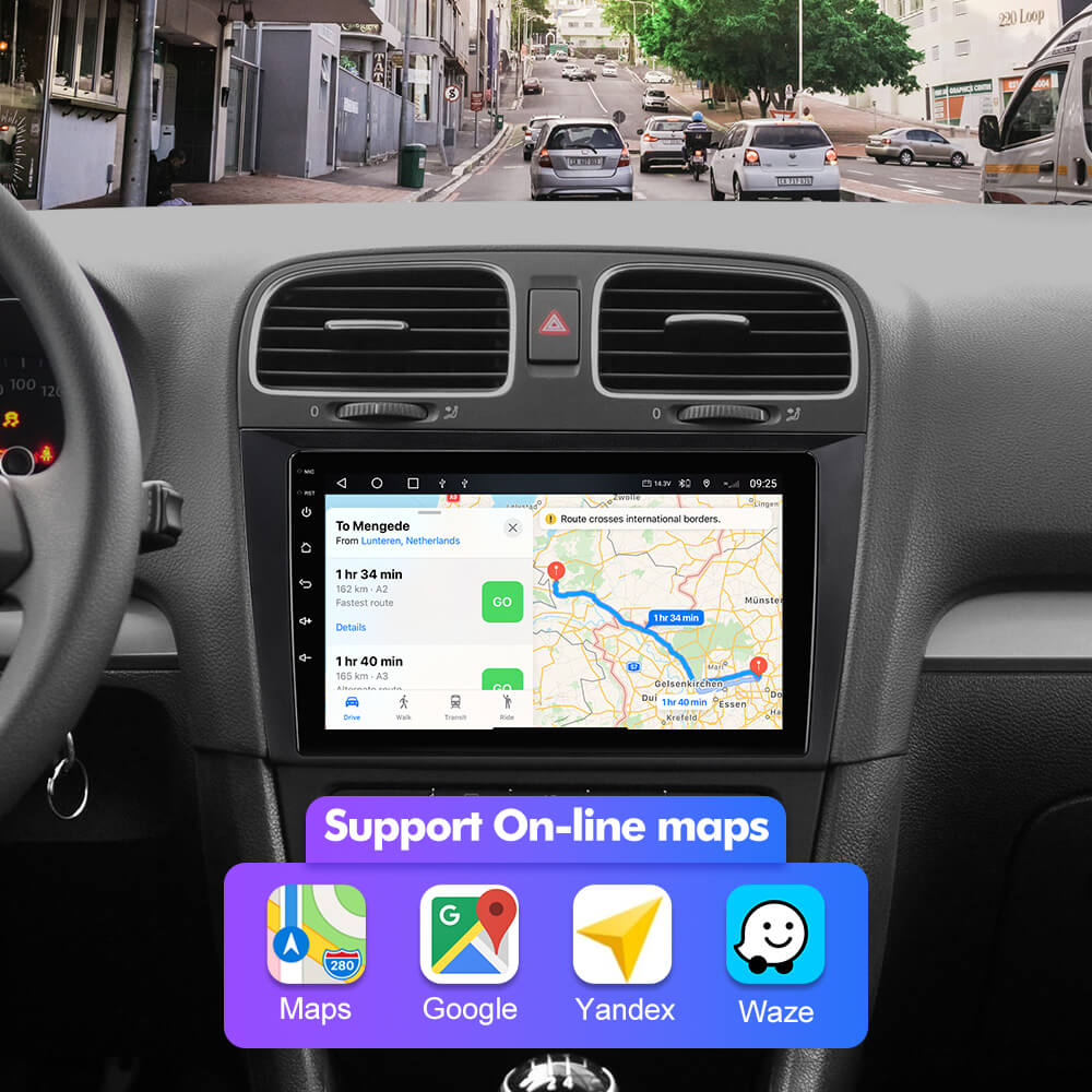 NEW! Android 10-Android 13 QLED Android Auto 9” Car Radio For ...